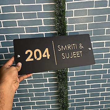 The House Tag | Customised Name Board for Home Outdoor | Waterproof ...